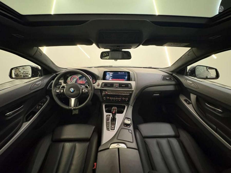 Black BMW 640 2015 in Marijampole, with an engine capacity of 2.99 L and mileage of 206 thousand km for 16999 €, photo 5 on AUTOMOTO.COM.LV