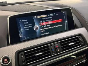 Black BMW 640 2015 in Marijampole, with an engine capacity of 2.99 L and mileage of 206 thousand km for 16999 €, photo 16 on AUTOMOTO.COM.LV