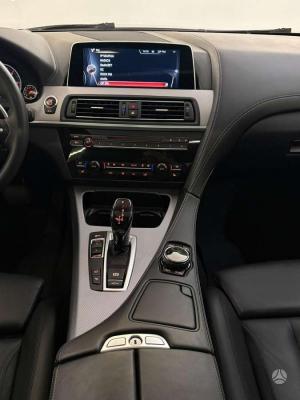 Black BMW 640 2015 in Marijampole, with an engine capacity of 2.99 L and mileage of 206 thousand km for 16999 €, photo 22 on AUTOMOTO.COM.LV