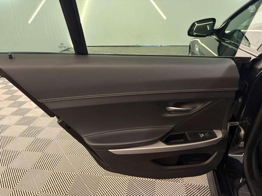 Black BMW 640 2015 in Marijampole, with an engine capacity of 2.99 L and mileage of 206 thousand km for 16999 €, photo 25 on AUTOMOTO.COM.LV