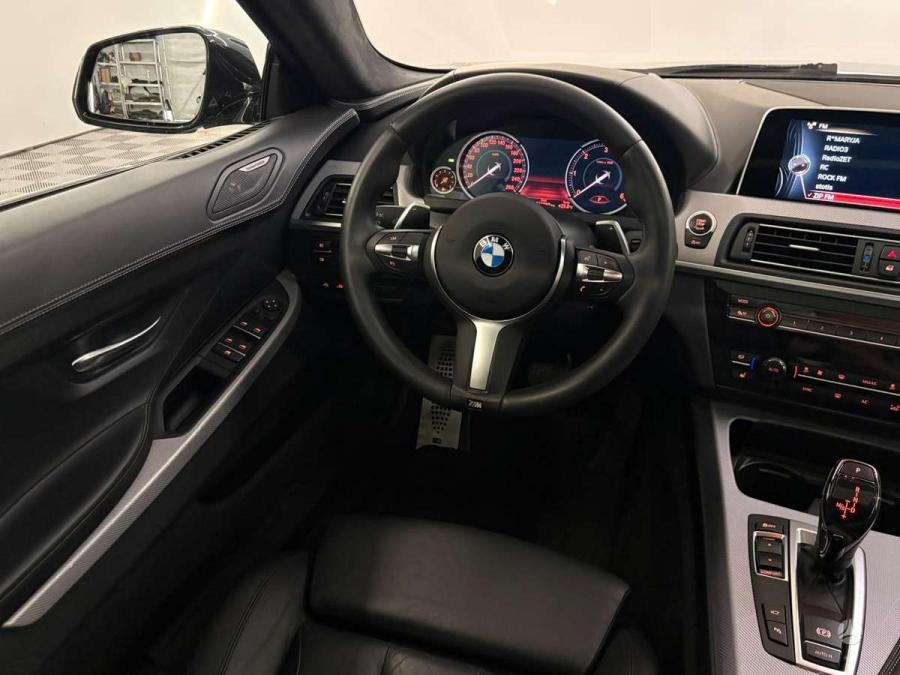 Black BMW 640 2015 in Marijampole, with an engine capacity of 2.99 L and mileage of 206 thousand km for 16999 €, photo 26 on AUTOMOTO.COM.LV