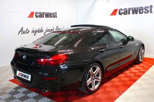 Black BMW 640 2015 in Riga, with an engine capacity of 3.00 L and mileage of 232 thousand km for 27300 €, photo 5 on AUTOMOTO.COM.LV