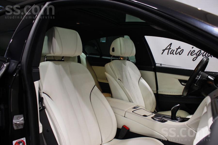 Black BMW 640 2015 in Riga, with an engine capacity of 3.00 L and mileage of 232 thousand km for 27300 €, photo 29 on AUTOMOTO.COM.LV