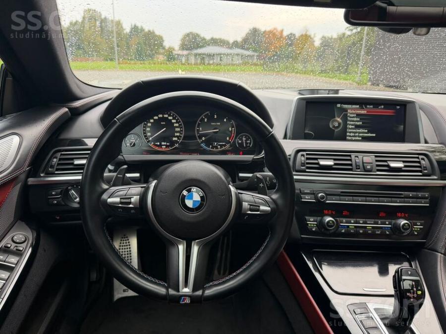 Blue BMW 640 2013 in Jelgava, with an engine capacity of 3.00 L and mileage of 0 thousand km for 16900 €, photo 12 on AUTOMOTO.COM.LV