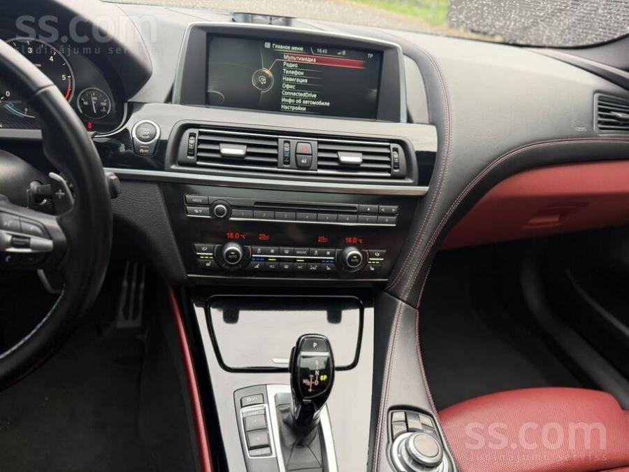 Blue BMW 640 2013 in Jelgava, with an engine capacity of 3.00 L and mileage of 0 thousand km for 16900 €, photo 13 on AUTOMOTO.COM.LV