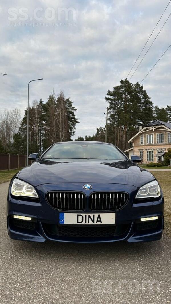 Blue BMW 640 2015 in Riga, with an engine capacity of 3.00 L and mileage of 190 thousand km for 23500 €, photo 2 on AUTOMOTO.COM.LV