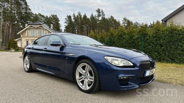 Blue BMW 640 2015 in Riga, with an engine capacity of 3.00 L and mileage of 190 thousand km for 23500 €, photo 3 on AUTOMOTO.COM.LV