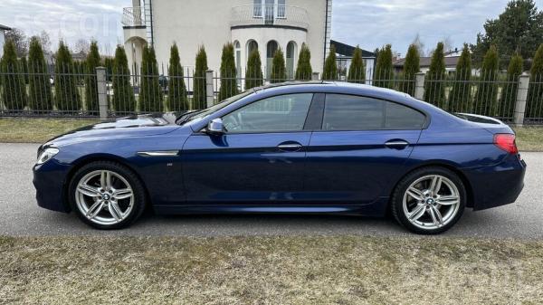 Blue BMW 640 2015 in Riga, with an engine capacity of 3.00 L and mileage of 190 thousand km for 23500 €, photo 6 on AUTOMOTO.COM.LV