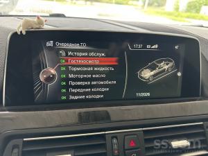 Zils BMW 640 2015 Rīga, ar dzinēja tilpumu 3.00 L un nobraukumu 193 tūkst. km par 17700 €, foto 31 vietnē AUTOMOTO.COM.LV