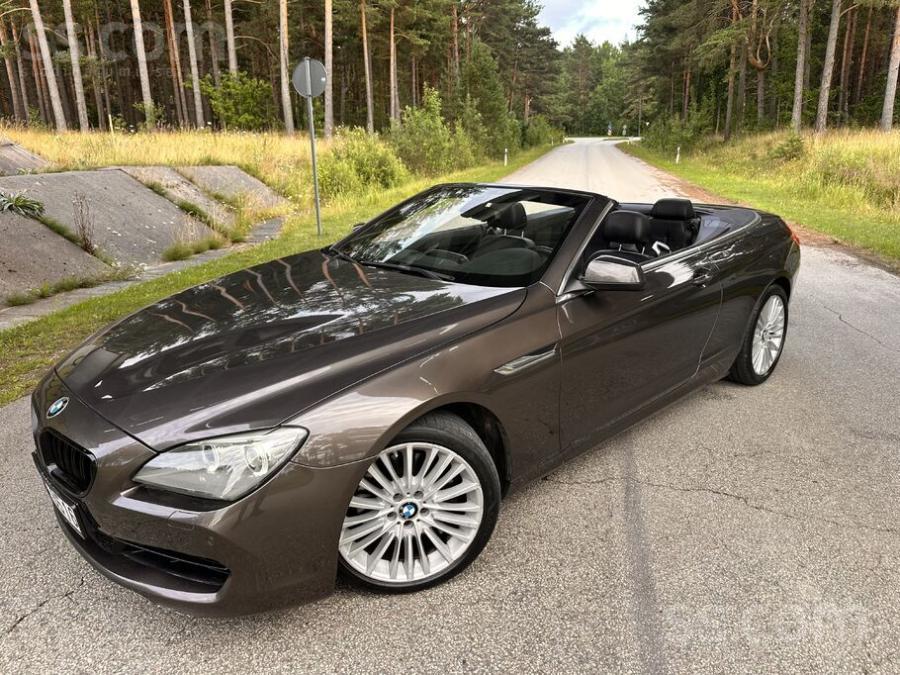 Brown BMW 640 2011 in Riga, with an engine capacity of 3.00 L and mileage of 155 thousand km for 15999 €, photo 3 on AUTOMOTO.COM.LV