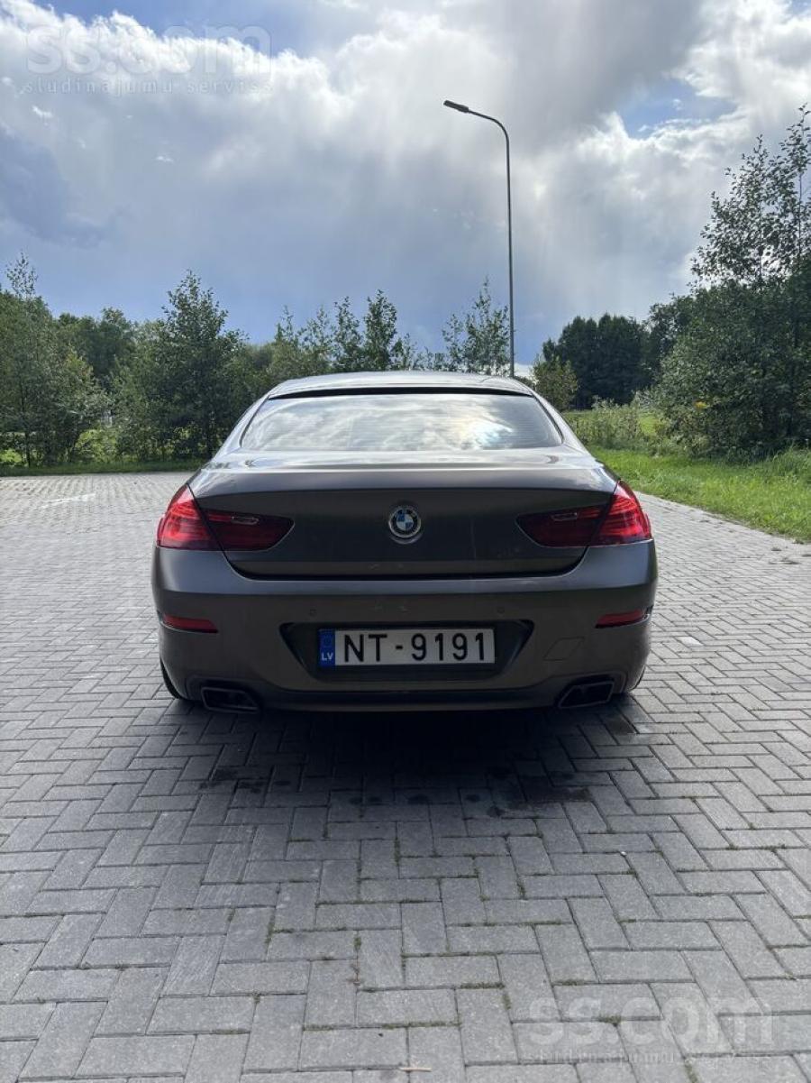 Brown BMW 640 2014 in Riga, with an engine capacity of 3.00 L and mileage of 276 thousand km for 19700 €, photo 5 on AUTOMOTO.COM.LV
