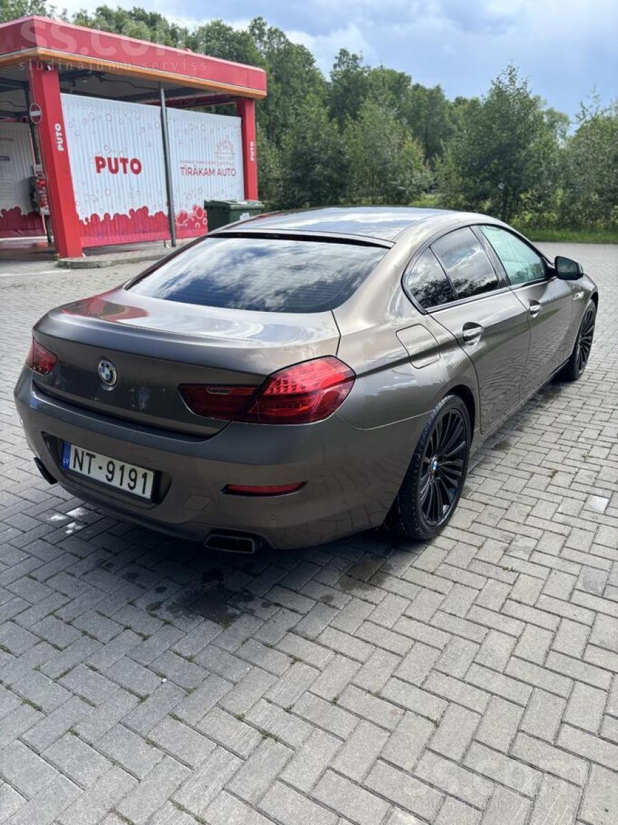 Brown BMW 640 2014 in Riga, with an engine capacity of 3.00 L and mileage of 276 thousand km for 19700 €, photo 6 on AUTOMOTO.COM.LV