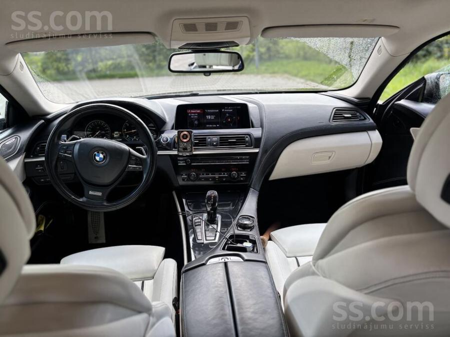 Brown BMW 640 2014 in Riga, with an engine capacity of 3.00 L and mileage of 276 thousand km for 19700 €, photo 8 on AUTOMOTO.COM.LV