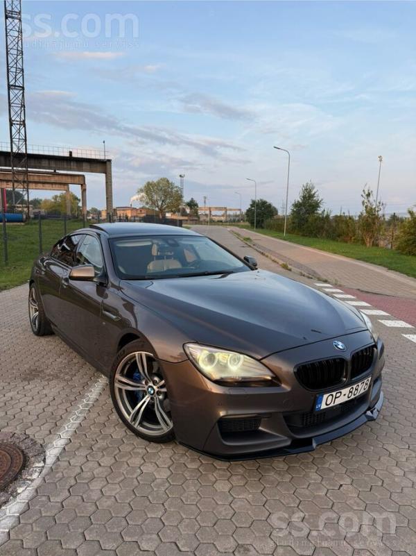 Brown BMW 640 2013 in Riga, with an engine capacity of 3.00 L and mileage of 363 thousand km for 13200 €, photo 1 on AUTOMOTO.COM.LV