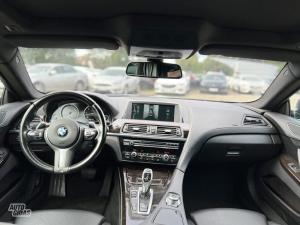 Melns BMW 640 Gran Coupe 2012 Viļņa, ar dzinēja tilpumu 3.00 L un nobraukumu 235 tūkst. km par 15499 €, foto 11 vietnē AUTOMOTO.COM.LV