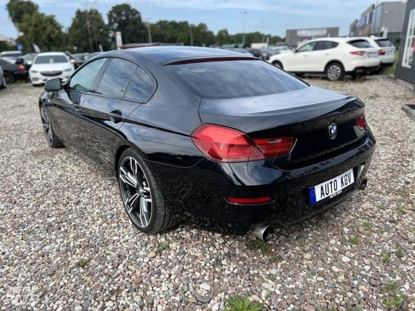 Melns BMW 640 Gran Coupe 2012 Viļņa, ar dzinēja tilpumu 3.00 L un nobraukumu 235 tūkst. km par 15499 €, foto 3 vietnē AUTOMOTO.COM.LV