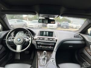 Melns BMW 640 Gran Coupe 2012 Viļņa, ar dzinēja tilpumu 3.00 L un nobraukumu 235 tūkst. km par 15499 €, foto 12 vietnē AUTOMOTO.COM.LV