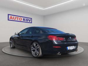 Black BMW 640 Gran Coupe 2012 in Vilnius, with an engine capacity of 3.00 L and mileage of 235 thousand km for 14999 €, photo 4 on AUTOMOTO.COM.LV
