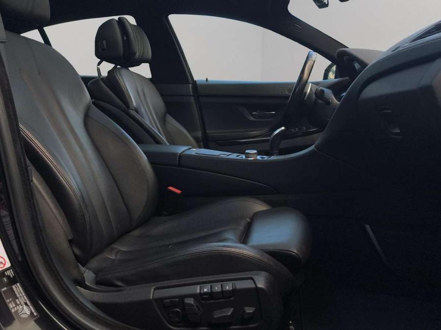 Black BMW 640 Gran Coupe 2012 in Vilnius, with an engine capacity of 3.00 L and mileage of 235 thousand km for 14999 €, photo 9 on AUTOMOTO.COM.LV