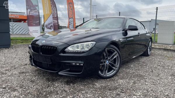 Melns BMW 640 Gran Coupe 2012 Marijampole, ar dzinēja tilpumu 3.00 L un nobraukumu 234 tūkst. km par 16990 €, foto 1 vietnē AUTOMOTO.COM.LV