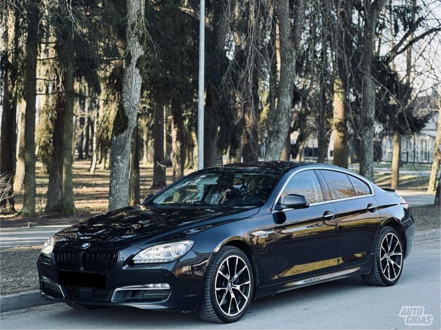 Черный БМВ 640 Gran Coupe 2013 в Мажейкяй, объемом двигателя 3.00 л и пробегом 290 тыс. км за 13999 €, фото 2 на AUTOMOTO.COM.LV