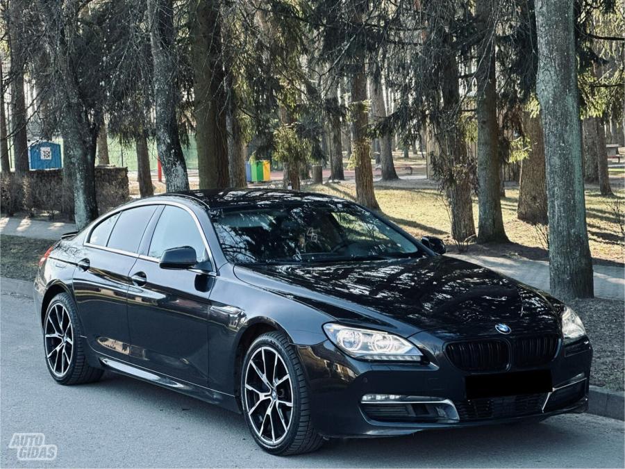Черный БМВ 640 Gran Coupe 2013 в Мажейкяй, объемом двигателя 3.00 л и пробегом 290 тыс. км за 13999 €, фото 3 на AUTOMOTO.COM.LV