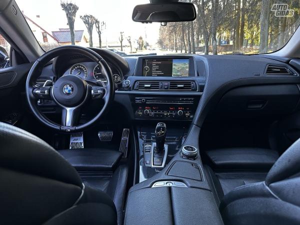 Melns BMW 640 Gran Coupe 2013 Mažeikiai, ar dzinēja tilpumu 3.00 L un nobraukumu 290 tūkst. km par 13999 €, foto 9 vietnē AUTOMOTO.COM.LV