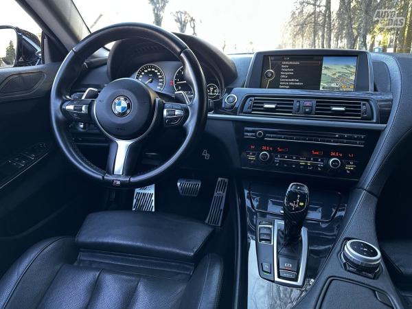 Melns BMW 640 Gran Coupe 2013 Mažeikiai, ar dzinēja tilpumu 3.00 L un nobraukumu 290 tūkst. km par 13999 €, foto 10 vietnē AUTOMOTO.COM.LV