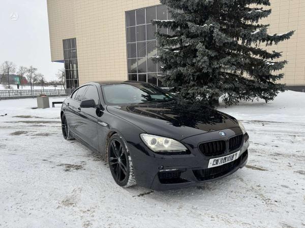Melns BMW 640 Gran Coupe 2013 Alīta, ar dzinēja tilpumu 2.99 L un nobraukumu 162 tūkst. km par 8000 €, foto 1 vietnē AUTOMOTO.COM.LV