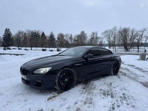 Black BMW 640 Gran Coupe 2013 in Alytus, with an engine capacity of 2.99 L and mileage of 162 thousand km for 8000 €, photo 7 on AUTOMOTO.COM.LV