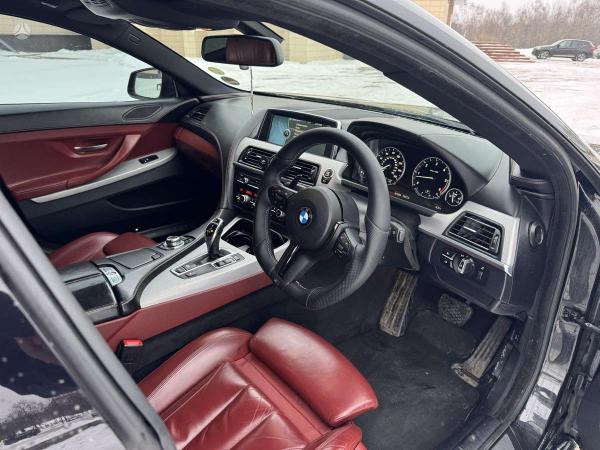 Melns BMW 640 Gran Coupe 2013 Alīta, ar dzinēja tilpumu 2.99 L un nobraukumu 162 tūkst. km par 8000 €, foto 9 vietnē AUTOMOTO.COM.LV