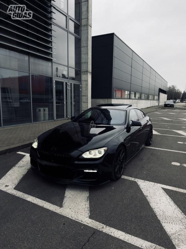 Black BMW 640 Gran Coupe 2013 in Kaunas, with an engine capacity of 3.00 L and mileage of 306 thousand km for 17000 €, photo 1 on AUTOMOTO.COM.LV