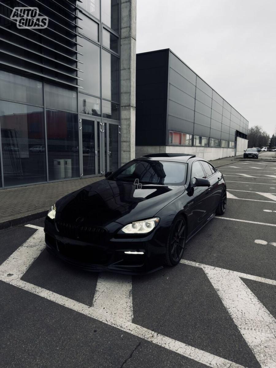 Black BMW 640 Gran Coupe 2013 in Kaunas, with an engine capacity of 3.00 L and mileage of 306 thousand km for 17000 €, photo 1 on AUTOMOTO.COM.LV