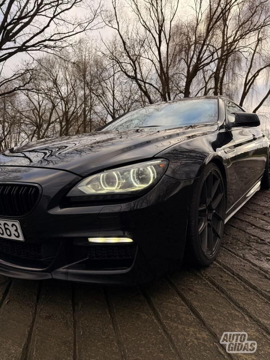 Black BMW 640 Gran Coupe 2013 in Kaunas, with an engine capacity of 3.00 L and mileage of 306 thousand km for 17000 €, photo 9 on AUTOMOTO.COM.LV