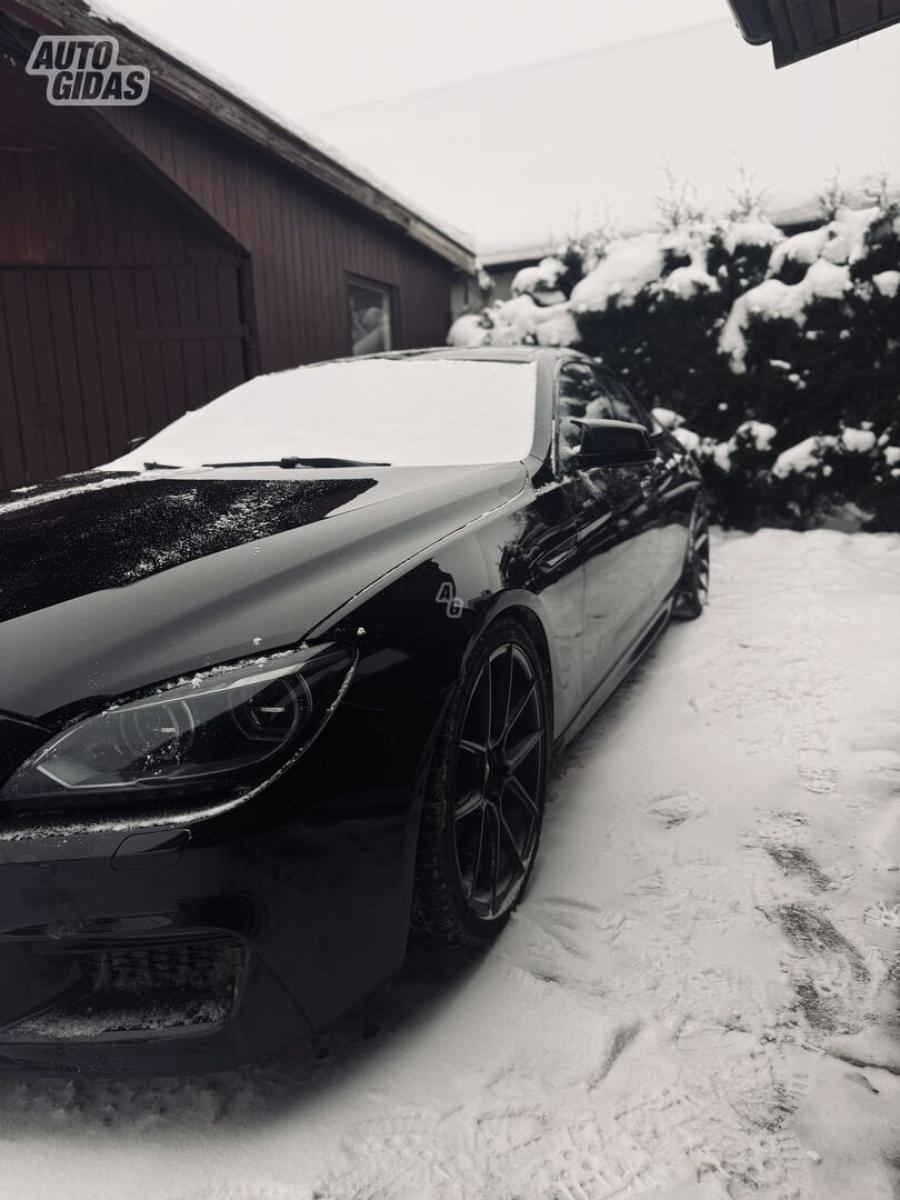 Black BMW 640 Gran Coupe 2013 in Kaunas, with an engine capacity of 3.00 L and mileage of 306 thousand km for 17000 €, photo 12 on AUTOMOTO.COM.LV