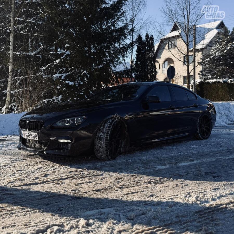 Black BMW 640 Gran Coupe 2013 in Kaunas, with an engine capacity of 3.00 L and mileage of 306 thousand km for 17000 €, photo 16 on AUTOMOTO.COM.LV