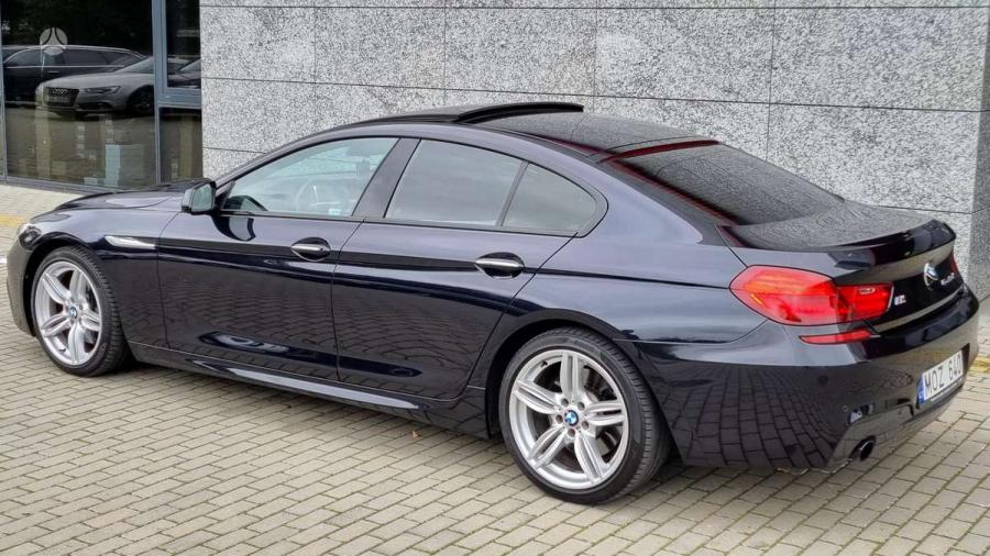 Черный БМВ 640 Gran Coupe 2013 в Клайпеда, объемом двигателя 3.00 л и пробегом 296 тыс. км за 9900 €, фото 5 на AUTOMOTO.COM.LV