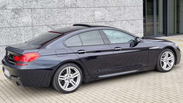 Melns BMW 640 Gran Coupe 2013 Klaipėda, ar dzinēja tilpumu 3.00 L un nobraukumu 296 tūkst. km par 9900 €, foto 5 vietnē AUTOMOTO.COM.LV
