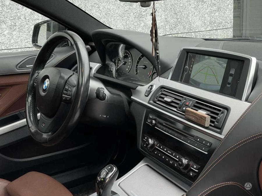 Черный БМВ 640 Gran Coupe 2013 в Клайпеда, объемом двигателя 3.00 л и пробегом 296 тыс. км за 9900 €, фото 16 на AUTOMOTO.COM.LV