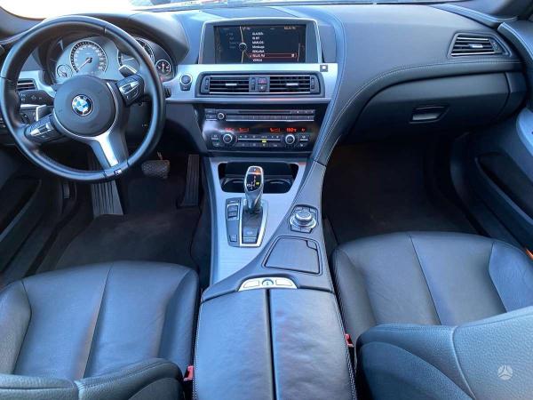 Черный БМВ 640 Gran Coupe 2014 в Расейняй, объемом двигателя 2.99 л и пробегом 212 тыс. км за 16300 €, фото 11 на AUTOMOTO.COM.LV