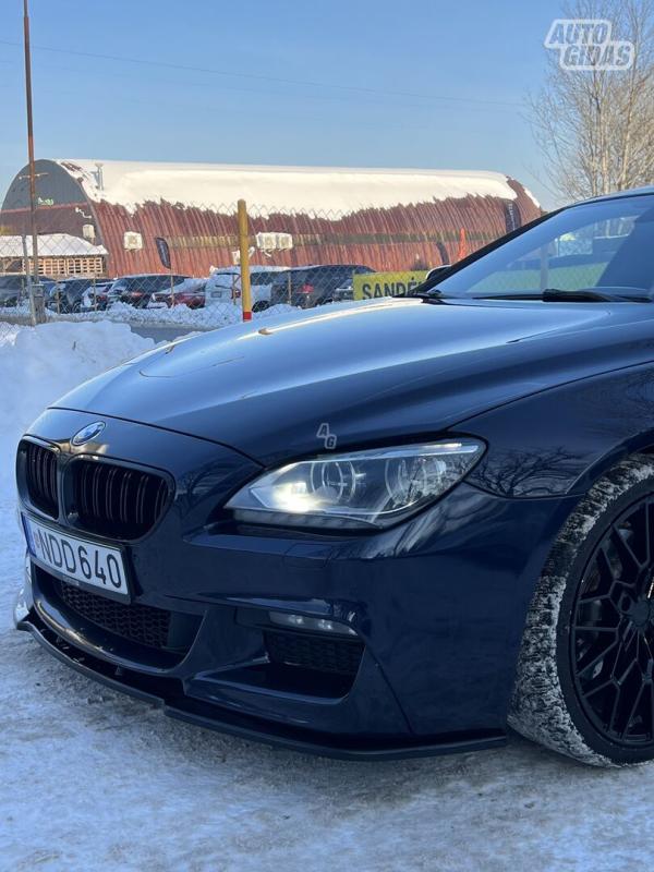 Melns BMW 640 Gran Coupe 2014 Viļņa, ar dzinēja tilpumu 3.00 L un nobraukumu 217 tūkst. km par 16000 €, foto 2 vietnē AUTOMOTO.COM.LV