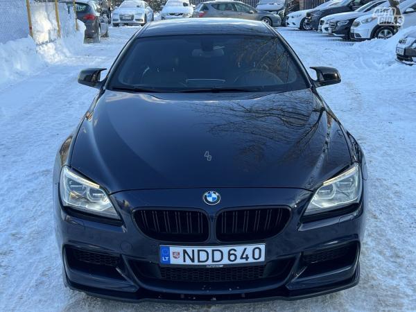 Melns BMW 640 Gran Coupe 2014 Viļņa, ar dzinēja tilpumu 3.00 L un nobraukumu 217 tūkst. km par 16000 €, foto 9 vietnē AUTOMOTO.COM.LV