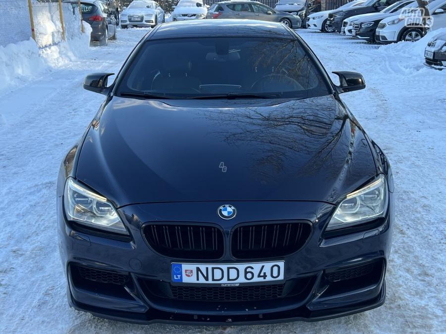 Melns BMW 640 Gran Coupe 2014 Viļņa, ar dzinēja tilpumu 3.00 L un nobraukumu 217 tūkst. km par 16000 €, foto 9 vietnē AUTOMOTO.COM.LV