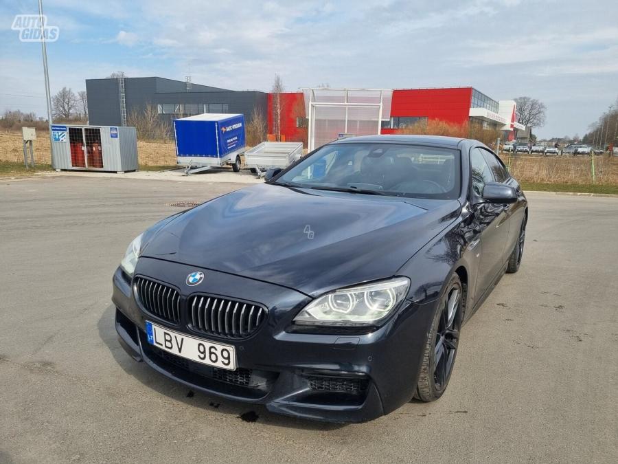 Black BMW 640 Gran Coupe 2014 in Taurage, with an engine capacity of 3.00 L and mileage of 320 thousand km for 14000 €, photo 3 on AUTOMOTO.COM.LV