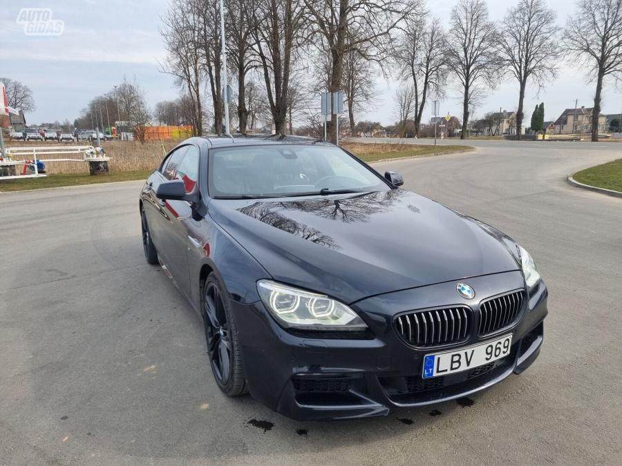 Black BMW 640 Gran Coupe 2014 in Taurage, with an engine capacity of 3.00 L and mileage of 320 thousand km for 14000 €, photo 5 on AUTOMOTO.COM.LV