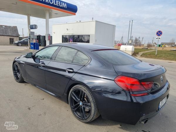 Black BMW 640 Gran Coupe 2014 in Taurage, with an engine capacity of 3.00 L and mileage of 320 thousand km for 14000 €, photo 7 on AUTOMOTO.COM.LV