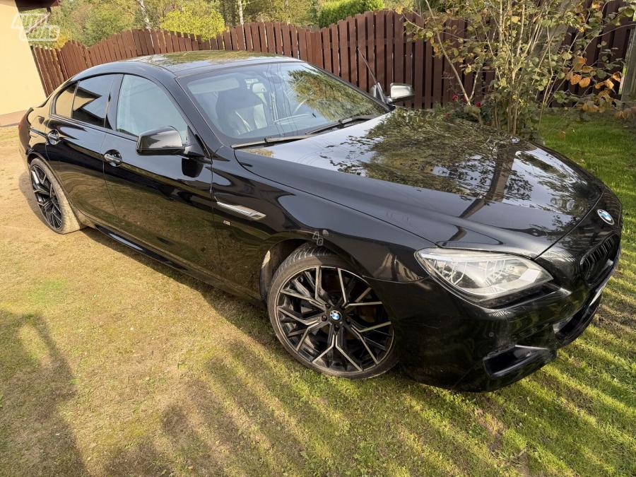 Melns BMW 640 Gran Coupe 2014 Jonava, ar dzinēja tilpumu 3.00 L un nobraukumu 257 tūkst. km par 16500 €, foto 14 vietnē AUTOMOTO.COM.LV