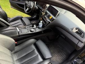 Melns BMW 640 Gran Coupe 2014 Jonava, ar dzinēja tilpumu 3.00 L un nobraukumu 257 tūkst. km par 16500 €, foto 20 vietnē AUTOMOTO.COM.LV