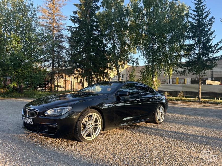 Black BMW 640 Gran Coupe 2015 in Birzai, with an engine capacity of 3.00 L and mileage of 195 thousand km for 17000 €, photo 4 on AUTOMOTO.COM.LV