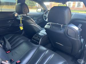 Black BMW 640 Gran Coupe 2015 in Birzai, with an engine capacity of 3.00 L and mileage of 195 thousand km for 17000 €, photo 12 on AUTOMOTO.COM.LV